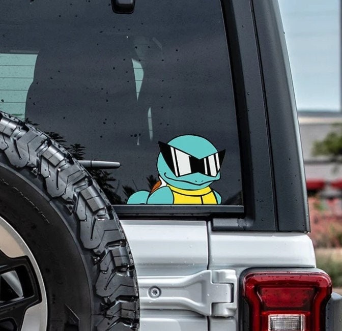 Squirtle car decal store