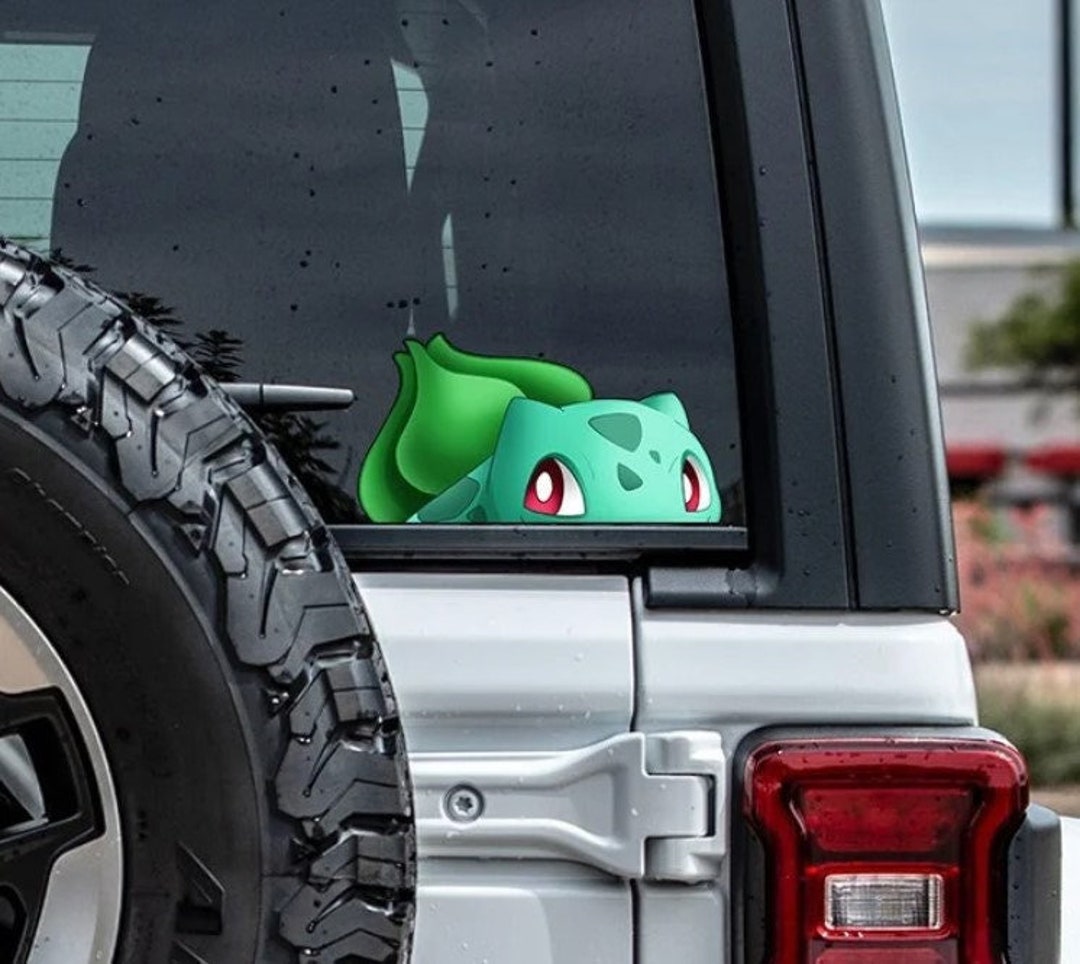 Pokemon Bulbasaur Peeker Vinyl Sticker Great for Car - Etsy