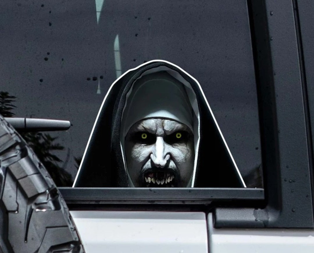 Horror Scary Peeker Vinyl Sticker Great for Car - Etsy