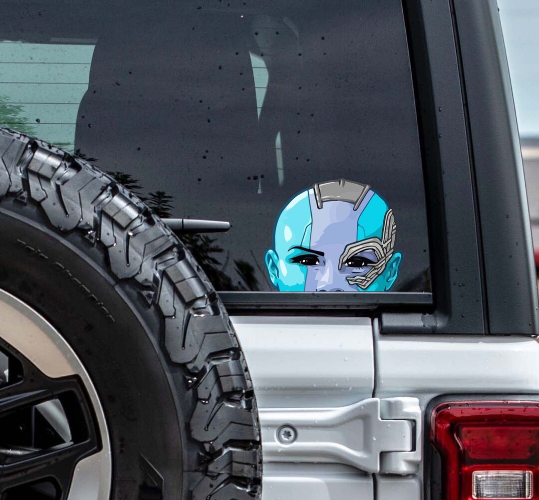 Nebula Peeker Vinyl Sticker Great for Car Windows/bumpers - Etsy