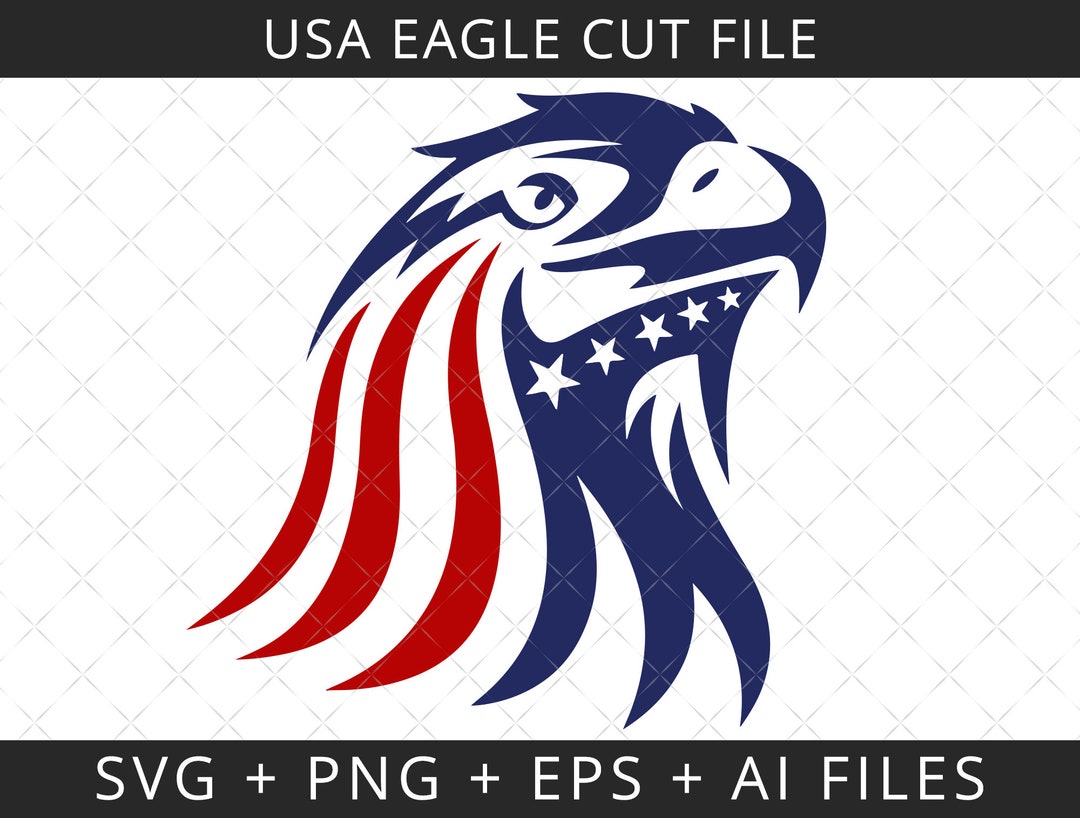 USA Eagle SVG Cut File American Eagle SVG United States - Etsy