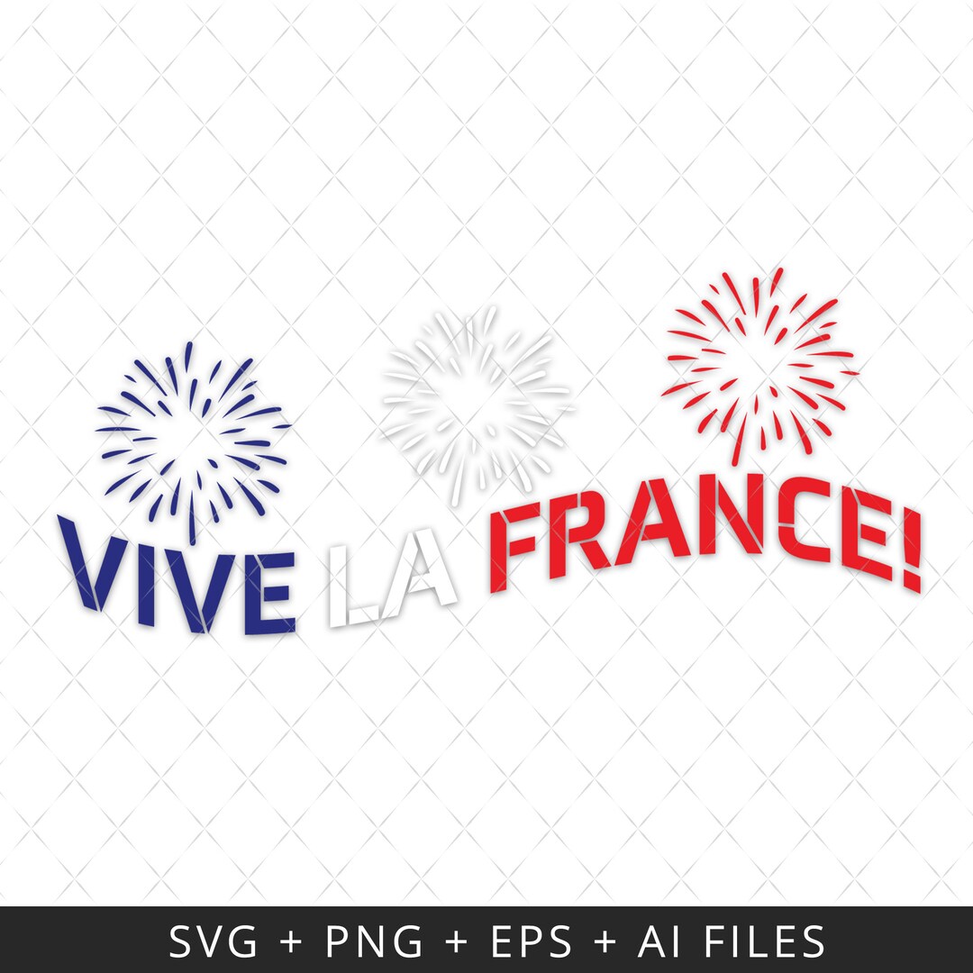 Vive La France Flag SVG Cut File, Vive La France SVG, Vive La France ...