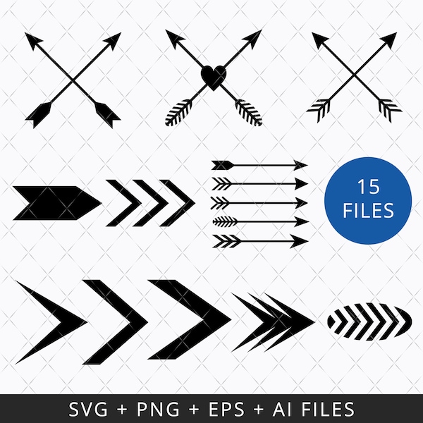 Cross Arrow Svg - Etsy