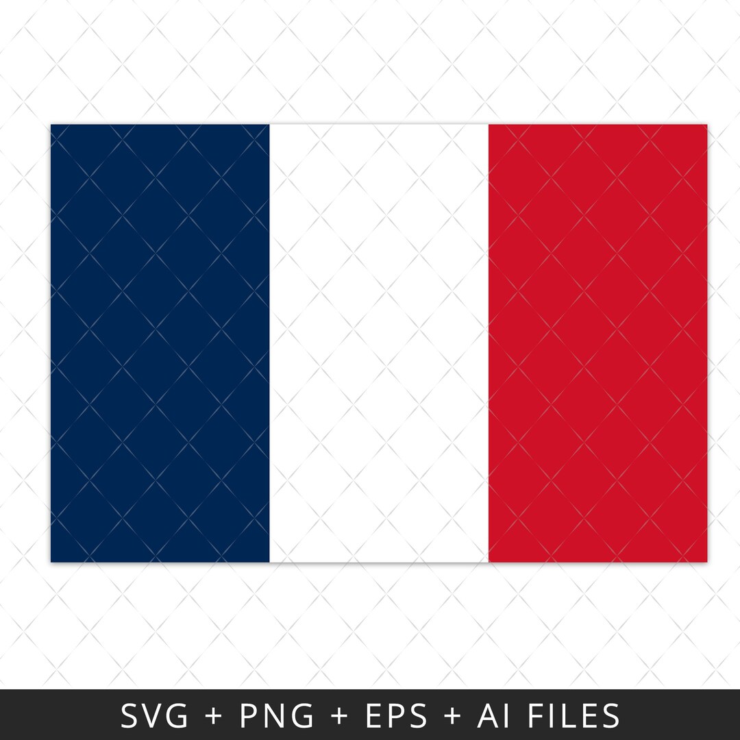 Flag of France SVG Cut File, France Flag SVG, Flag of France, Flag of ...