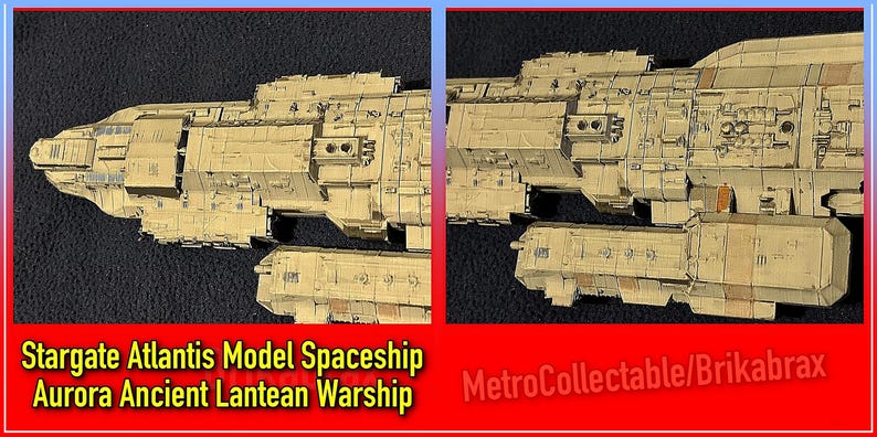 3D Model Spaceship Stargate Atlantis / SG1: Ancient Warship (aurora ...
