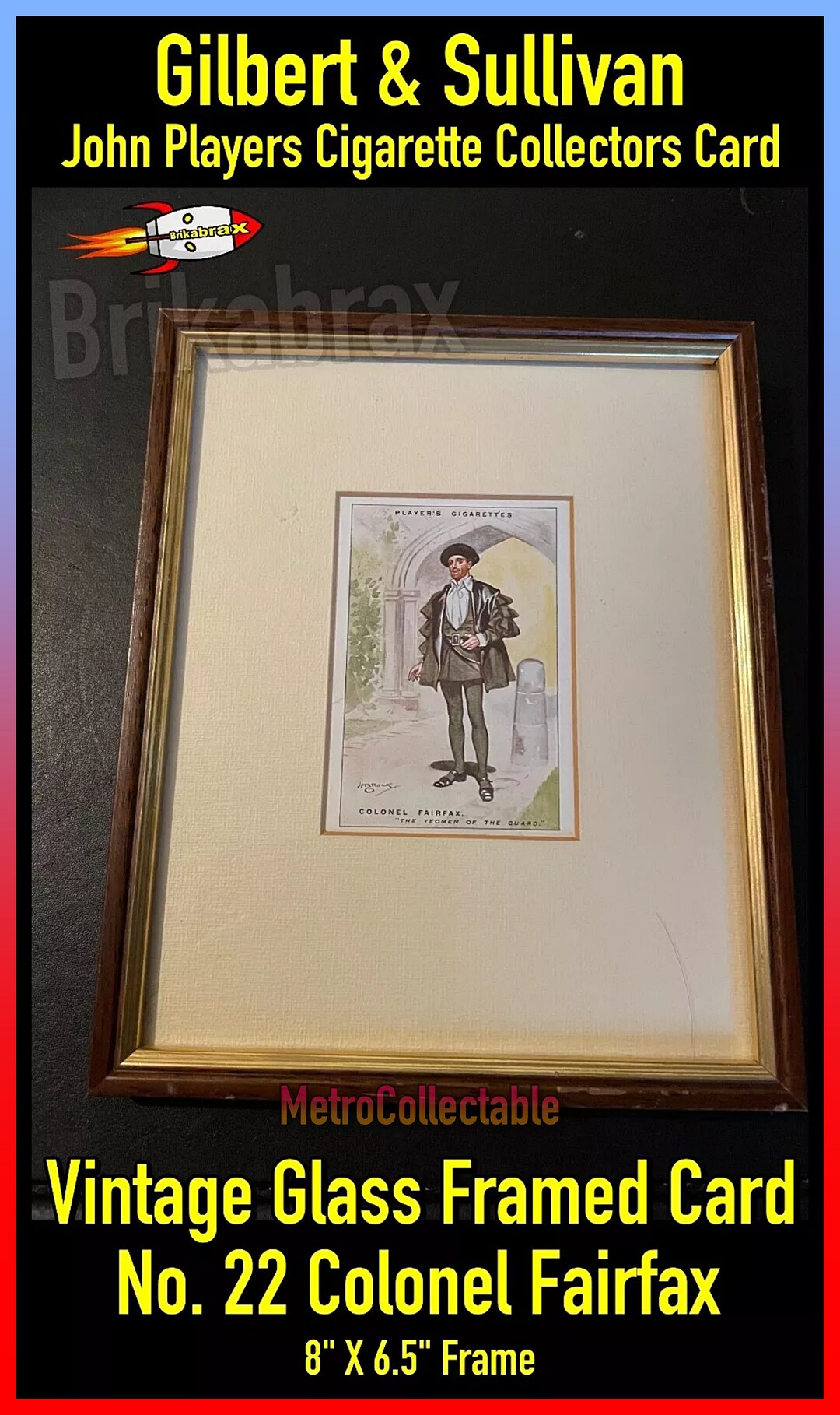 No. 22 Colonel Fairfax 1925 John Players Gilbert & Sullivan Cigarette ...