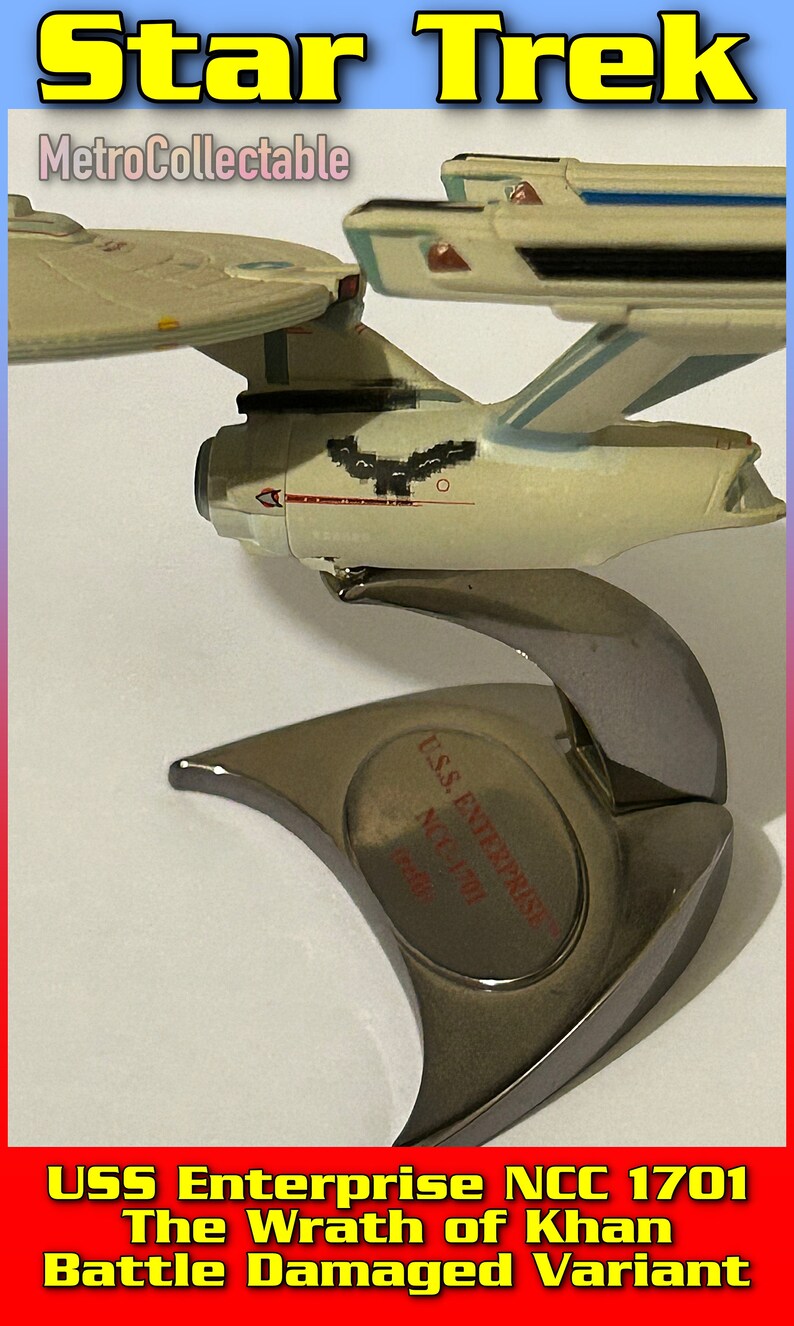 Johnny Lightning USS Enterprise NCC 1701 refit the Wrath of Khan Battle ...