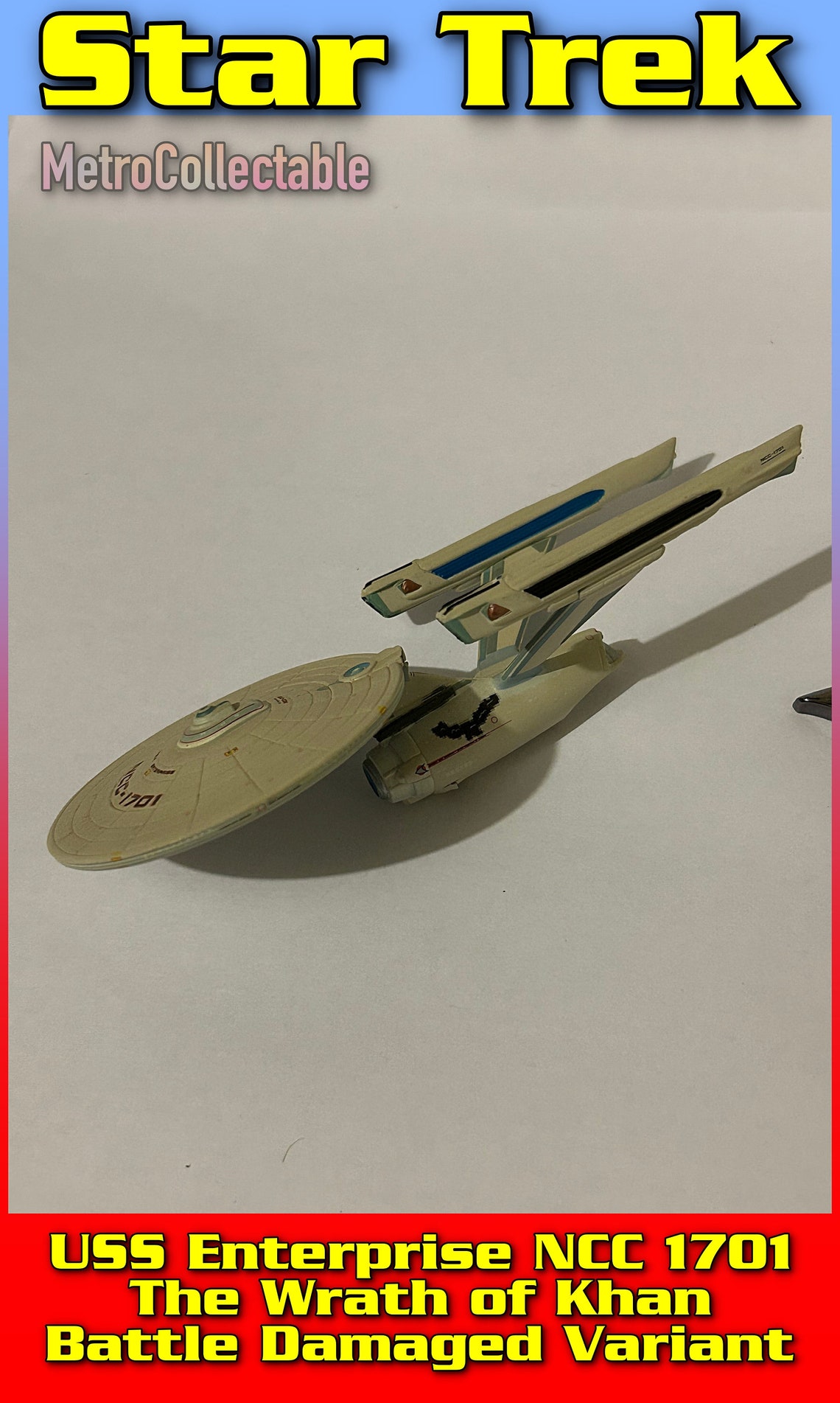 Johnny Lightning USS Enterprise NCC 1701 refit the Wrath of Khan Battle ...