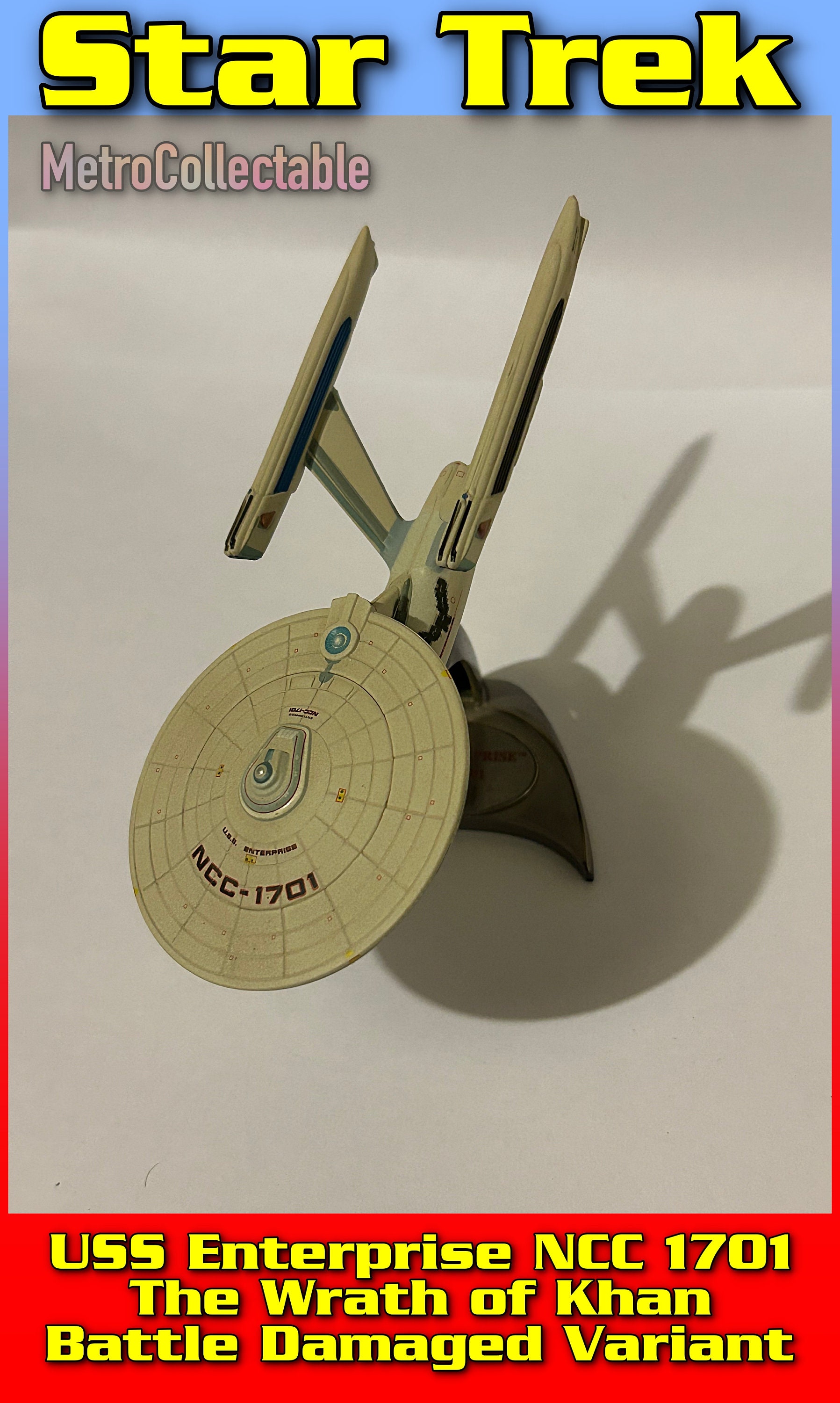 Johnny Lightning USS Enterprise NCC 1701 refit the Wrath of Khan Battle ...