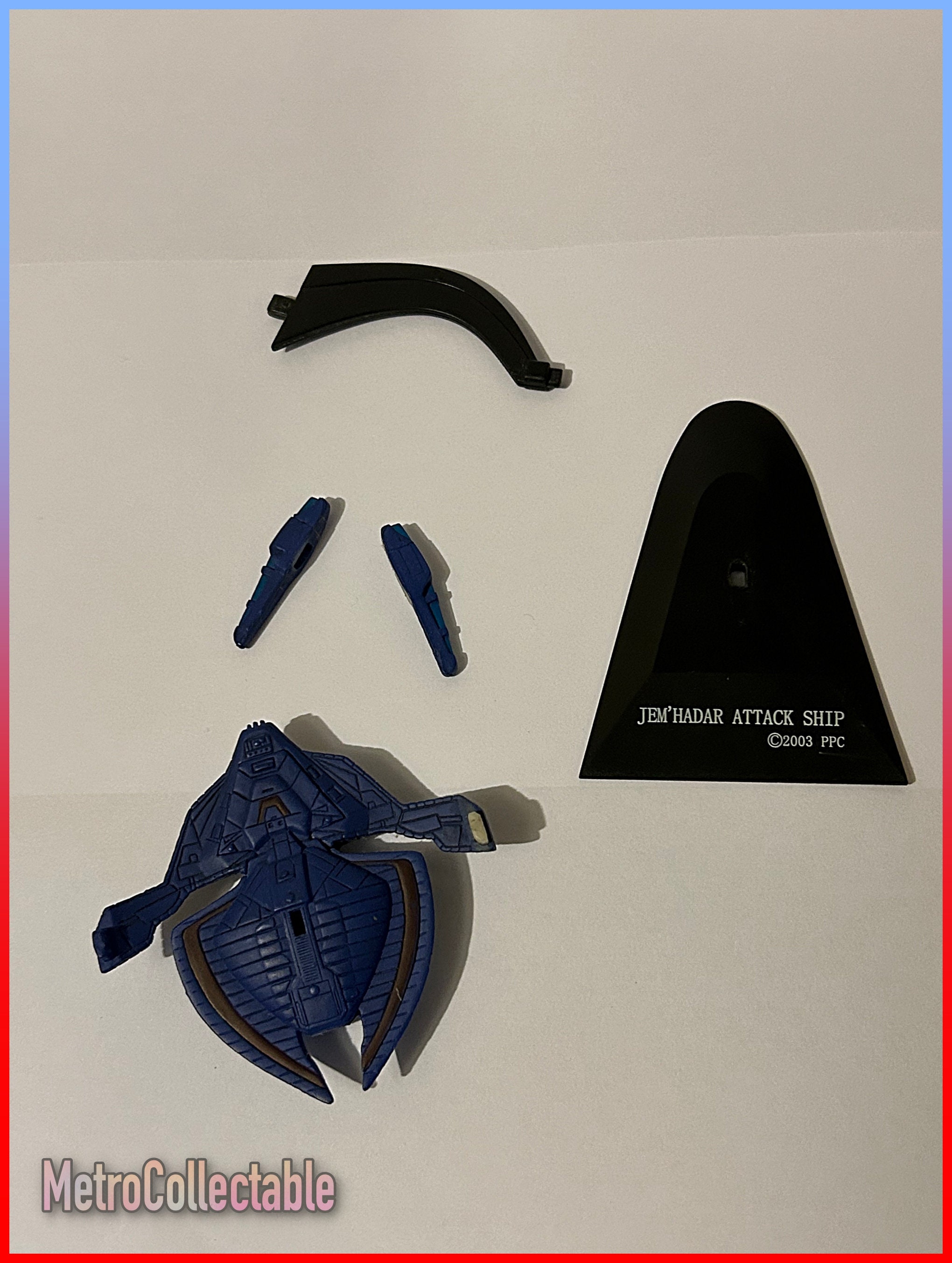 Furuta Star Trek Pre-painted Mini Model: Jem'hadar Attack Ship - Etsy