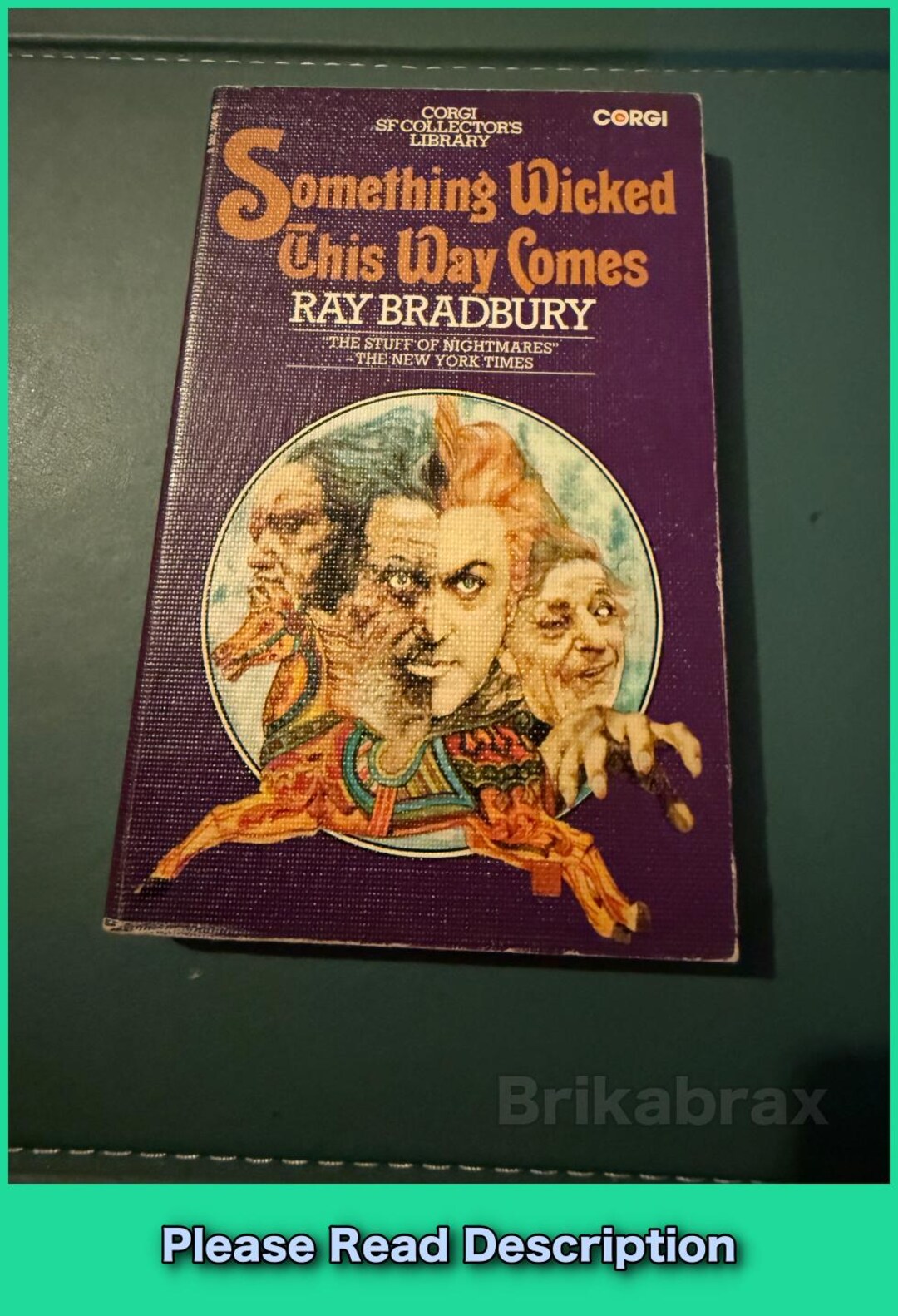 Something Wicked This Way Comes by Ray Bradbury Paperback Book 1975 - Etsy
