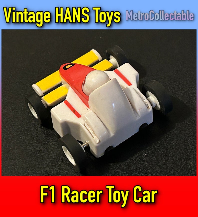 Vintage HANS Brand Toy F1 Racer Pull Back Toy Car (circa 1980s) - Etsy