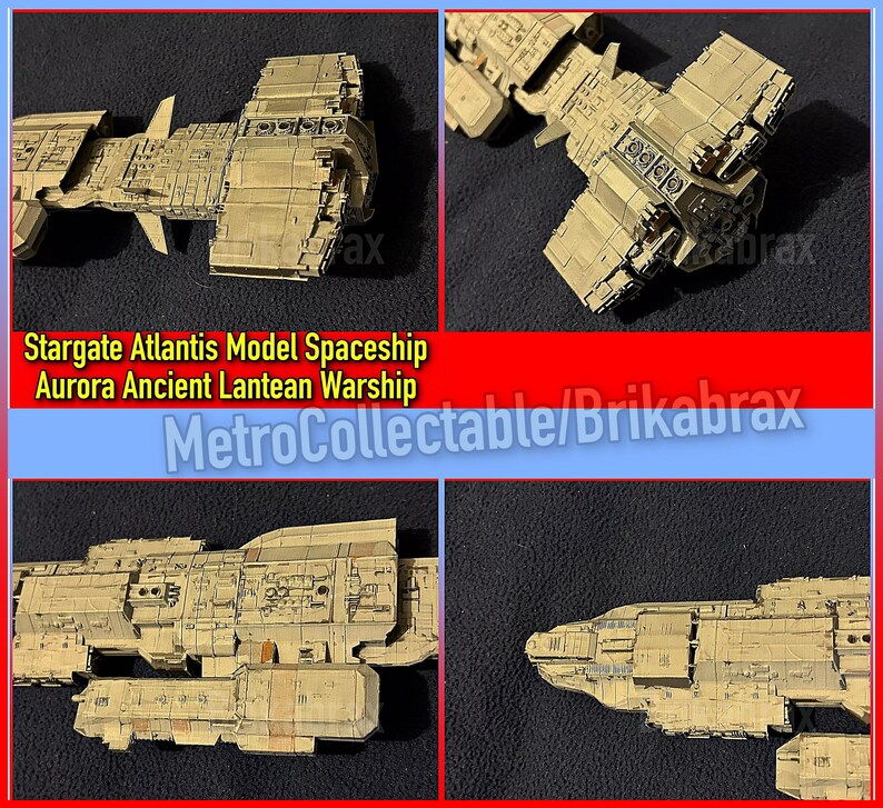 3D Model Spaceship Stargate Atlantis / SG1: Ancient Warship (aurora ...