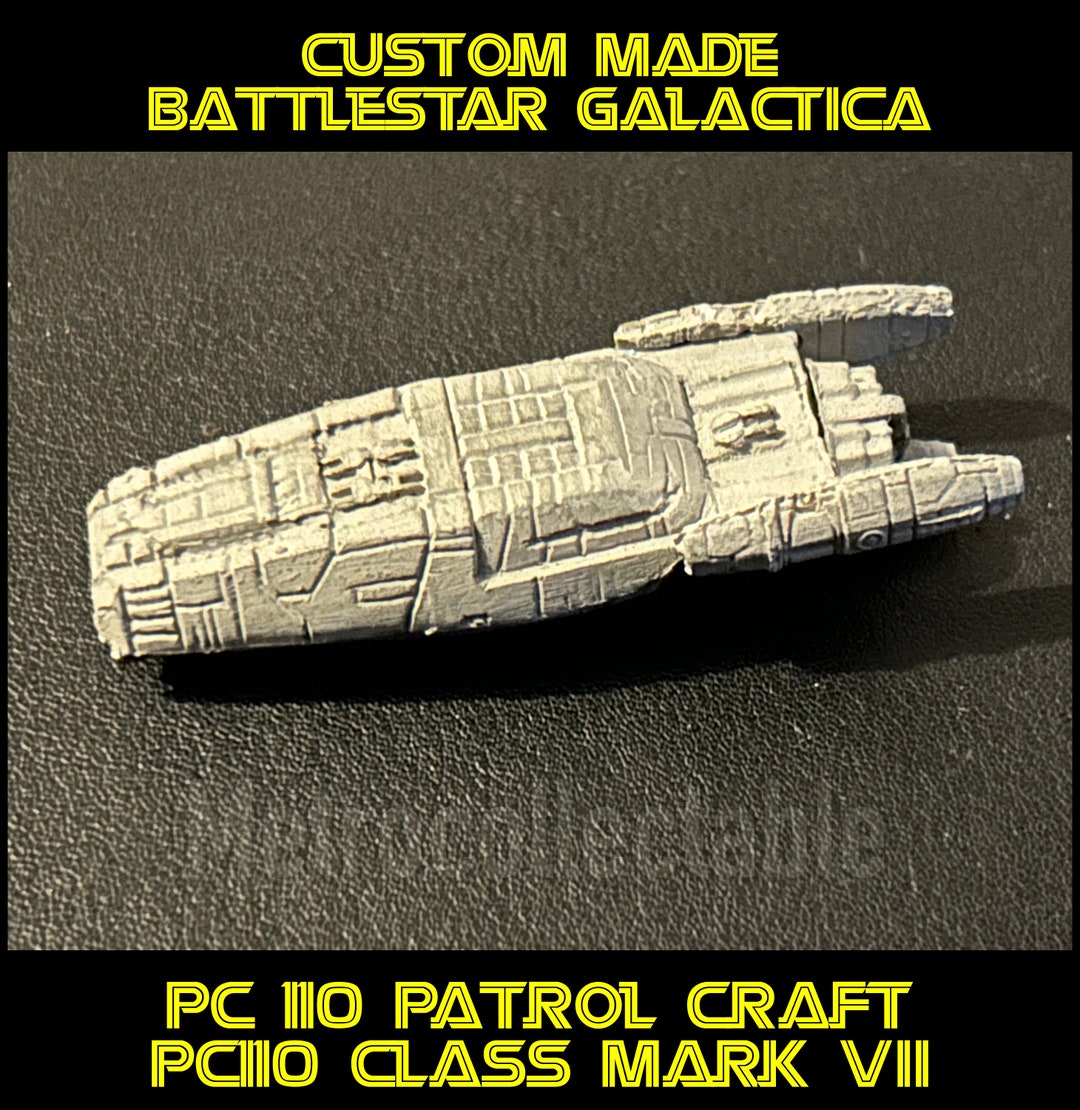 Miniature Battlestar Galactica Custom Made: PC 110 Patrol Craft PC110 ...