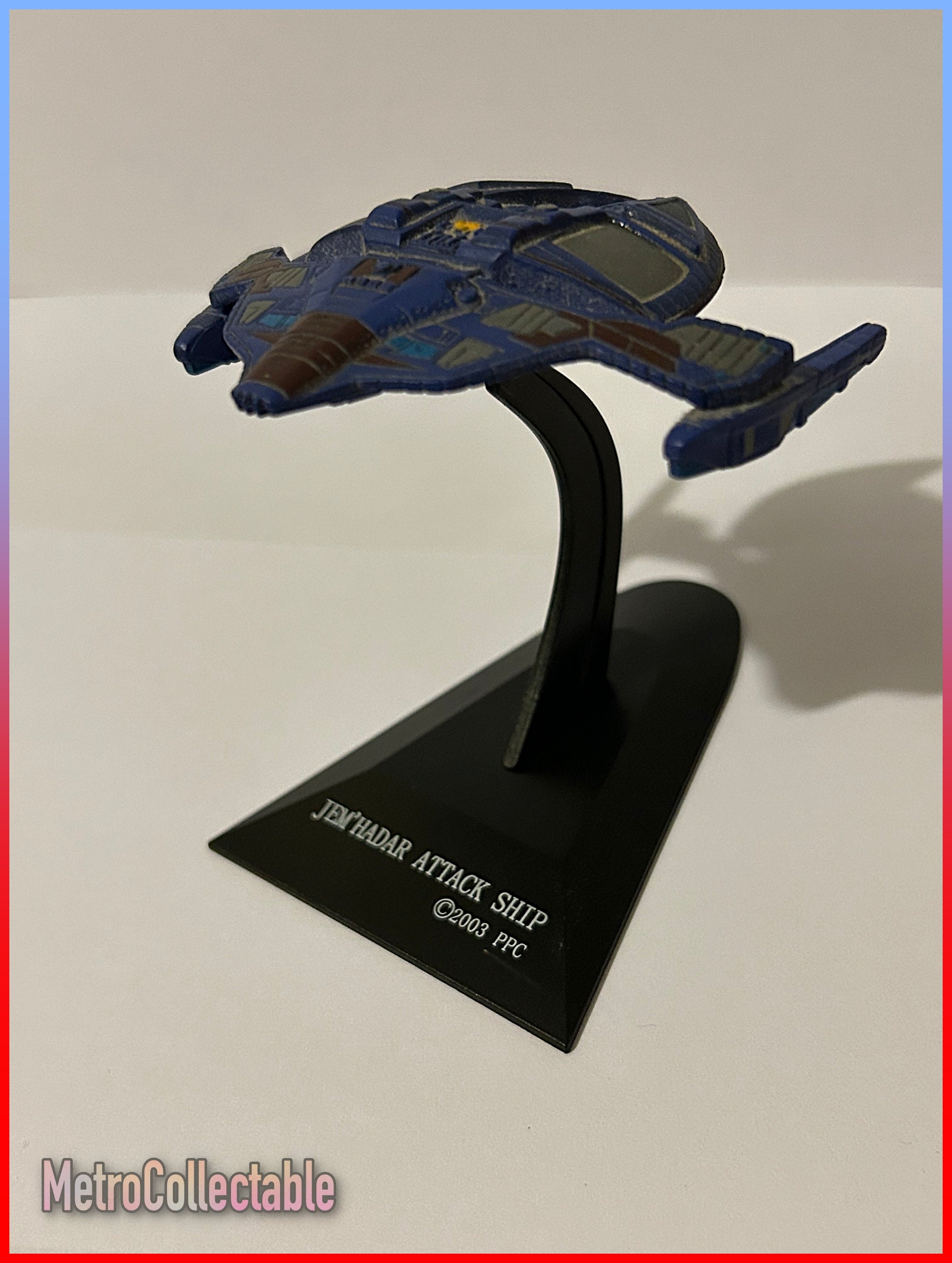 Furuta Star Trek Pre-painted Mini Model: Jem'hadar Attack Ship - Etsy