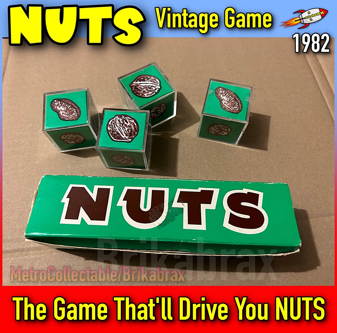 NUTS the Game That'll Drive You Nuts by Wellington Games 1982 Vintage ...