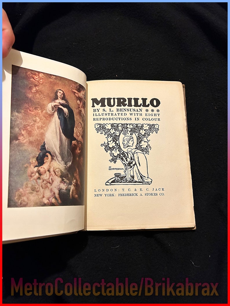 Antique Murillo Art Book: Masterpieces in Colour, Circa 1910 - Etsy