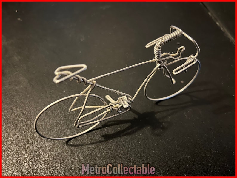 Metal Wire Hand Made Racing Bicycle Model (14cm) Made Circa 1990s - Etsy