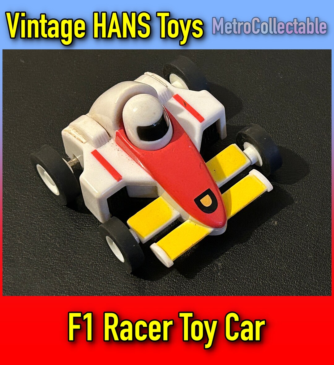 Vintage HANS Brand Toy F1 Racer Pull Back Toy Car (circa 1980s) - Etsy