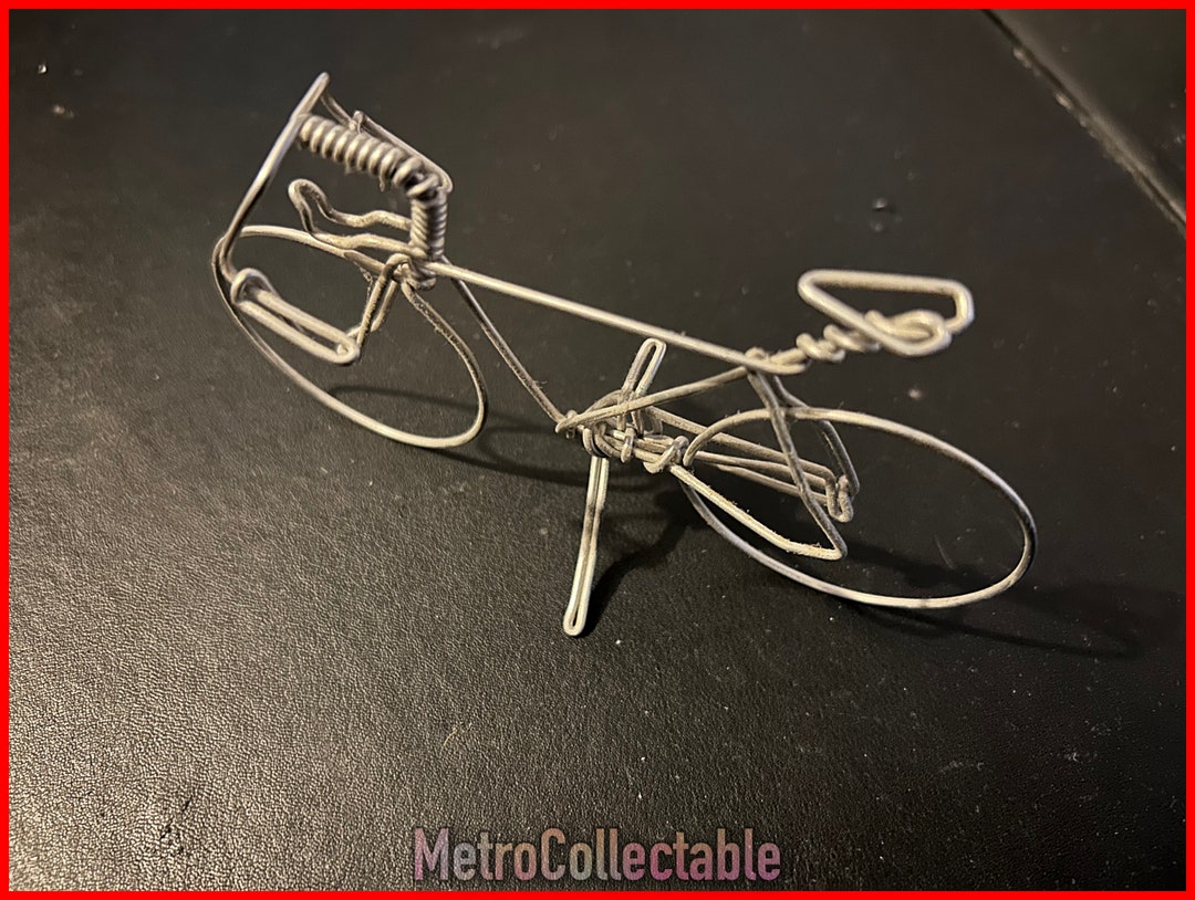 Metal Wire Hand Made Racing Bicycle Model (14cm) Made Circa 1990s - Etsy