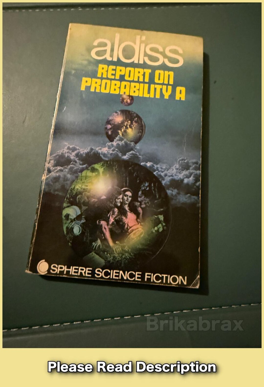 Report on Probability A by Brian Aldiss Paperback Book 1969 - Etsy