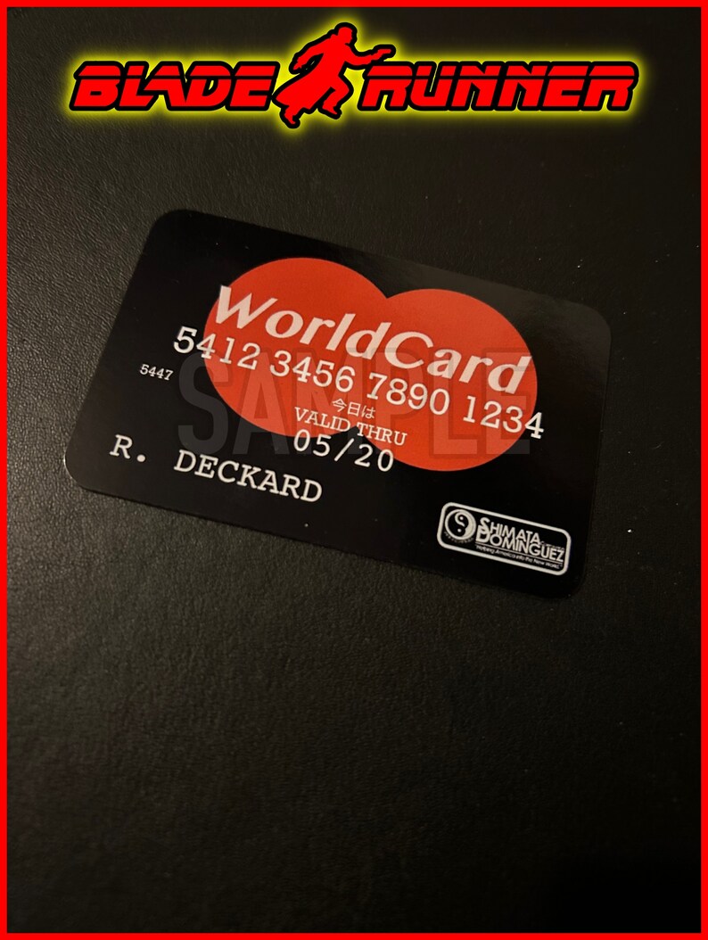 Replica Inspired Prop & Cosplay Blade Runner ID Card Prop Set Includes ...