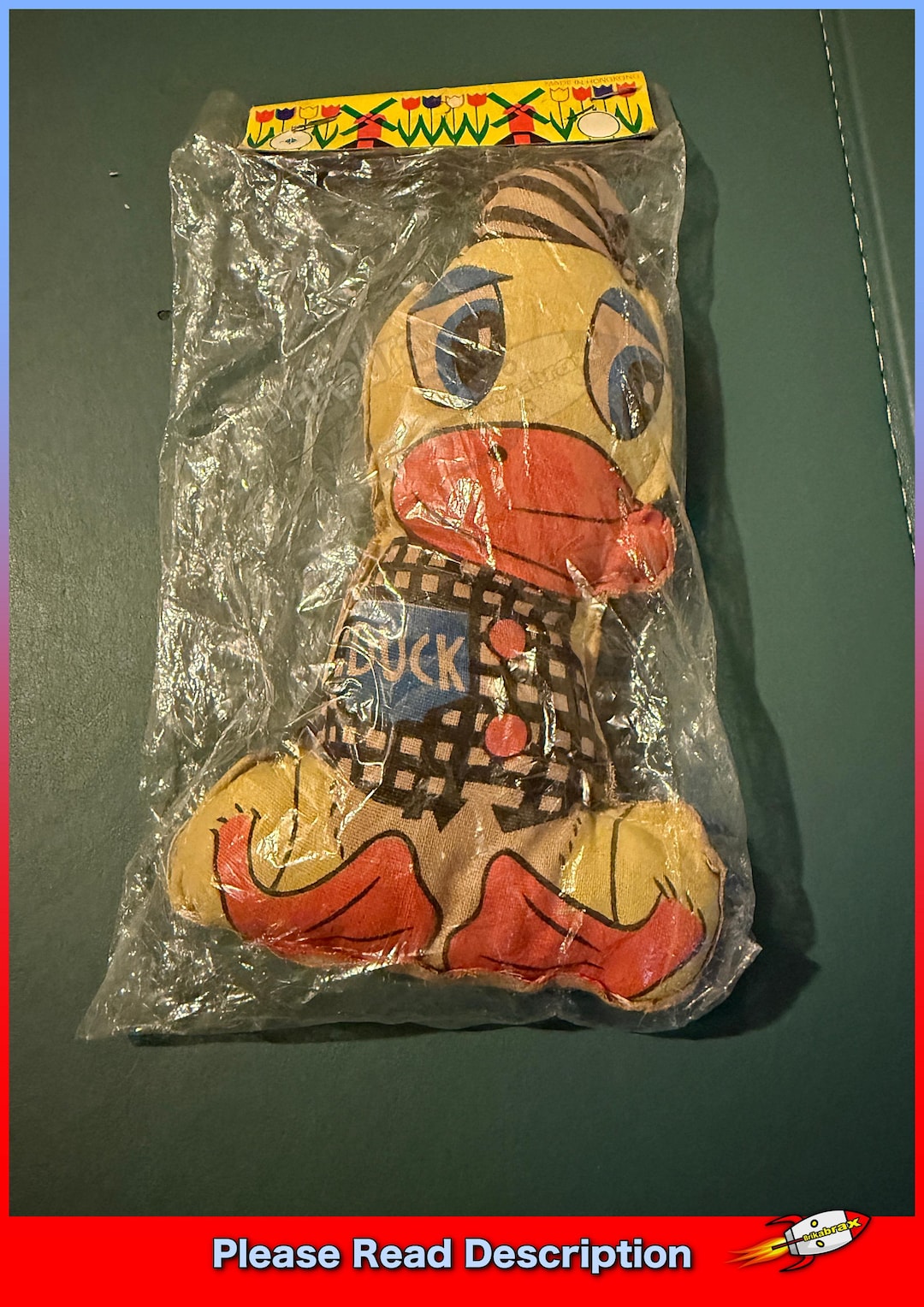 Vintage Plush Duck Toy: Hong Kong Souvenir, Sealed (6" Approx) - Etsy