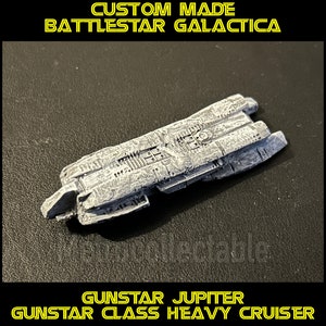 Battlestar Galactica Gunstar Jupiter Model: Resin Cast, Pre-painted (7 ...