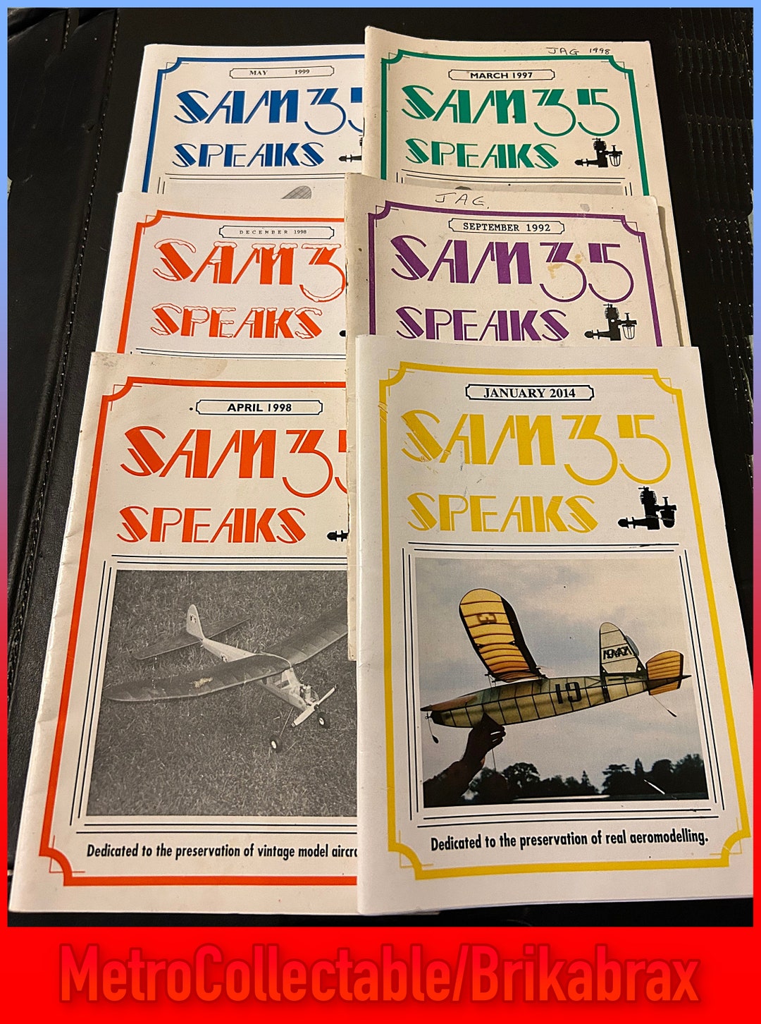Sam 35 Speaks Aircraft Magazine 6 X Editions Mini Magazines Mixed ...