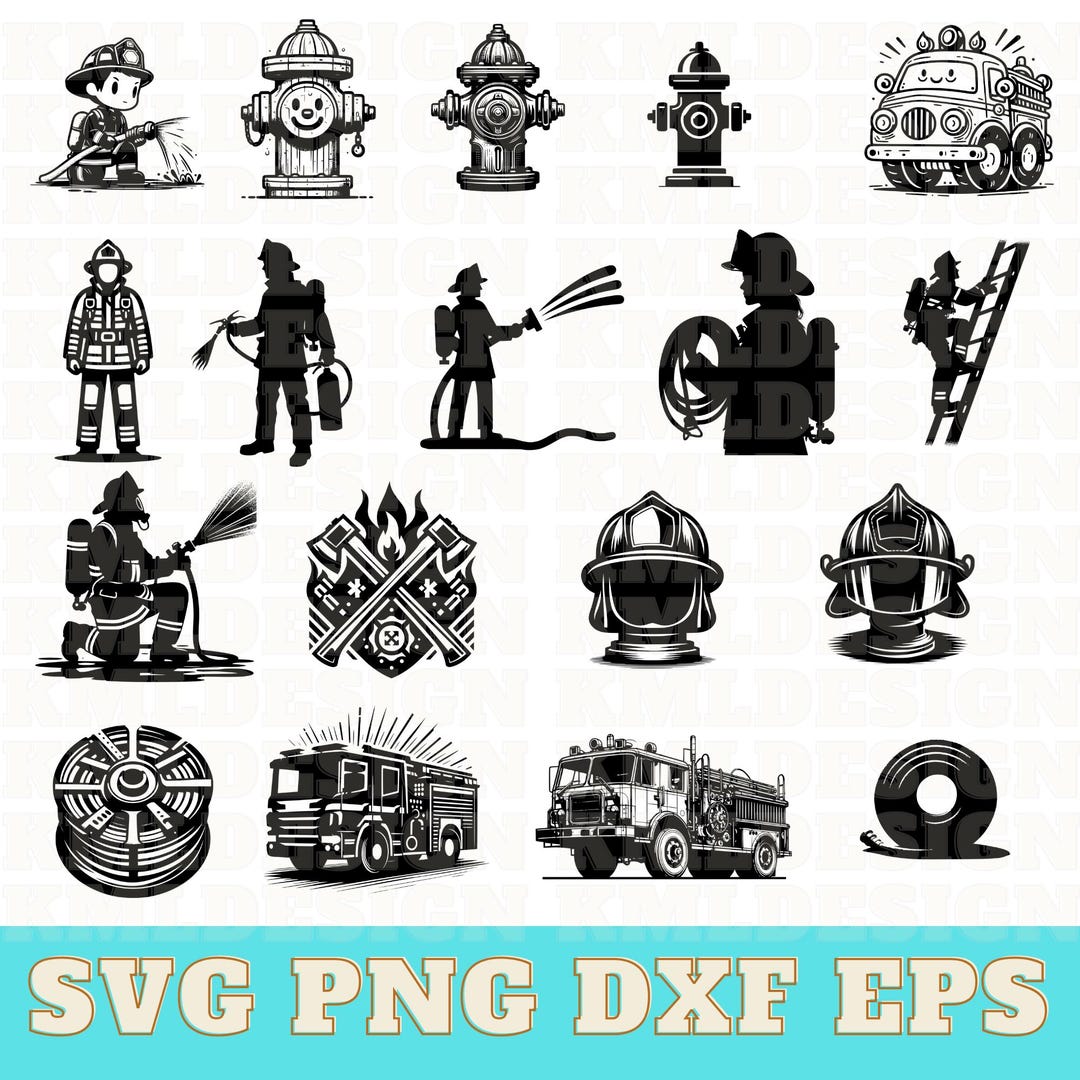 67 Firefighter SVG Bundle, Firefighter SVG Cut Files for Cricut ...