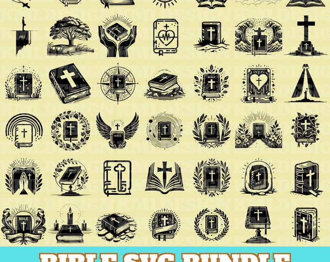 The Bible Svg, Holy Bible Clipart, Bible Study Png, Bible Dxf, the ...