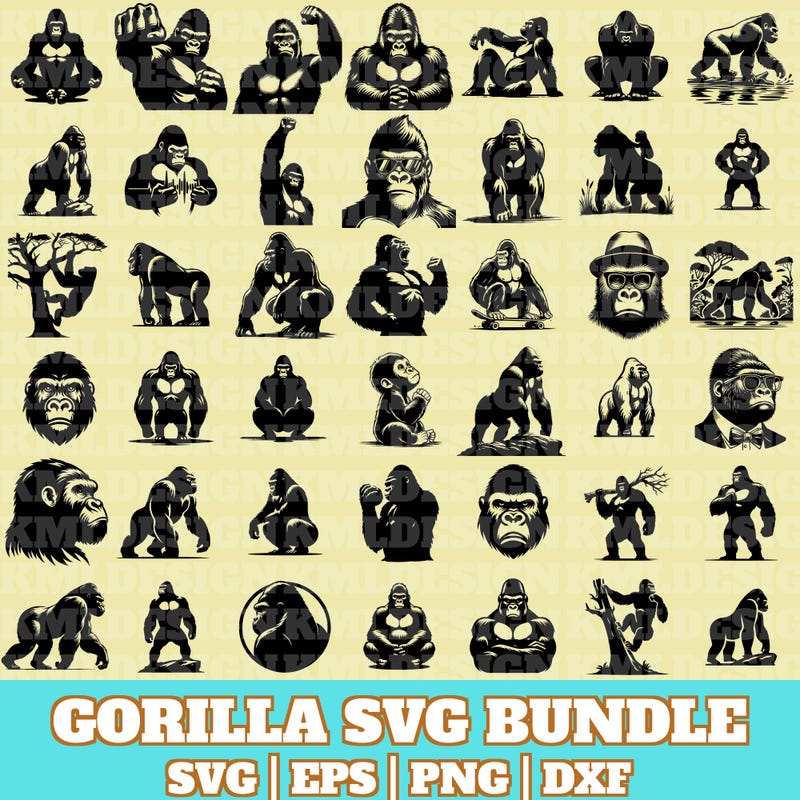 Gorilla Mascot - Etsy