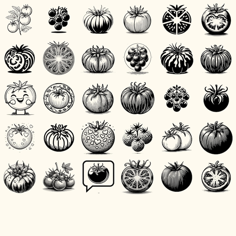 Tomato Svg Bundle, Tomato Vector, Tomato Silhouette, Tomato Svg PNG Eps ...