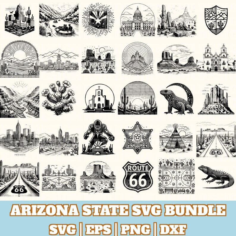 Arizona State Svg Bundle, Arizona State Vector, Arizona State ...
