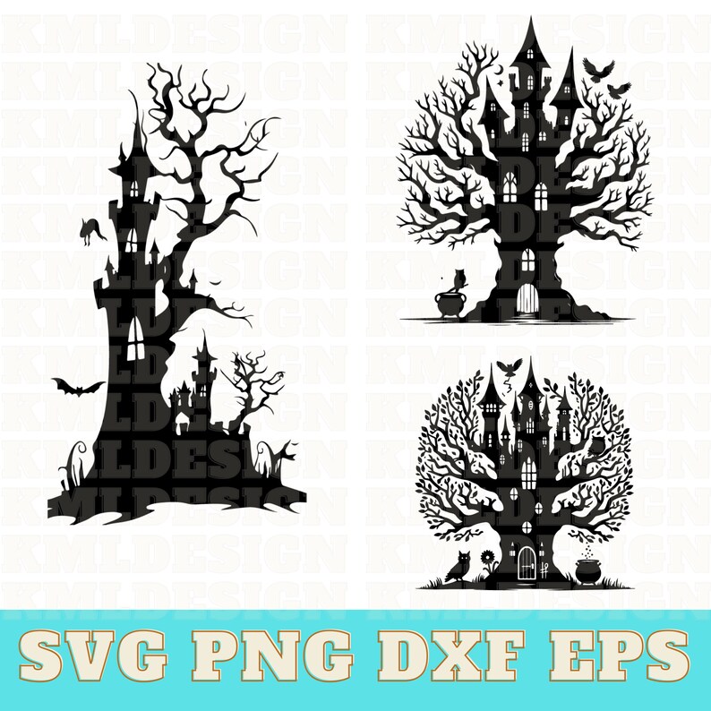 Haunted House Svg, Halloween Decor Svg, Haunted House Decor, Haunted ...