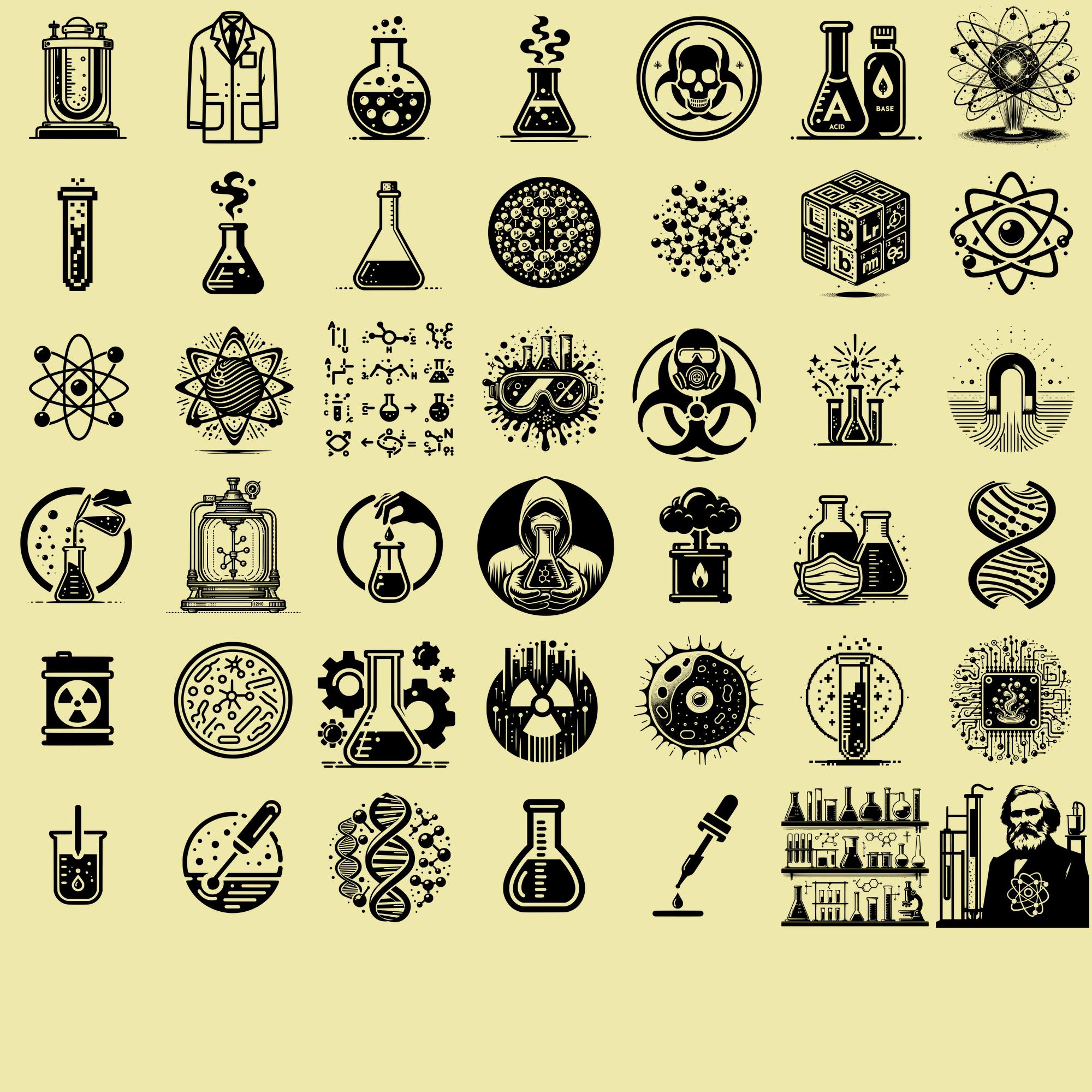 Chemistry Svg Bundle, Chemistry Vector, Chemistry Silhouette, Test Tube ...