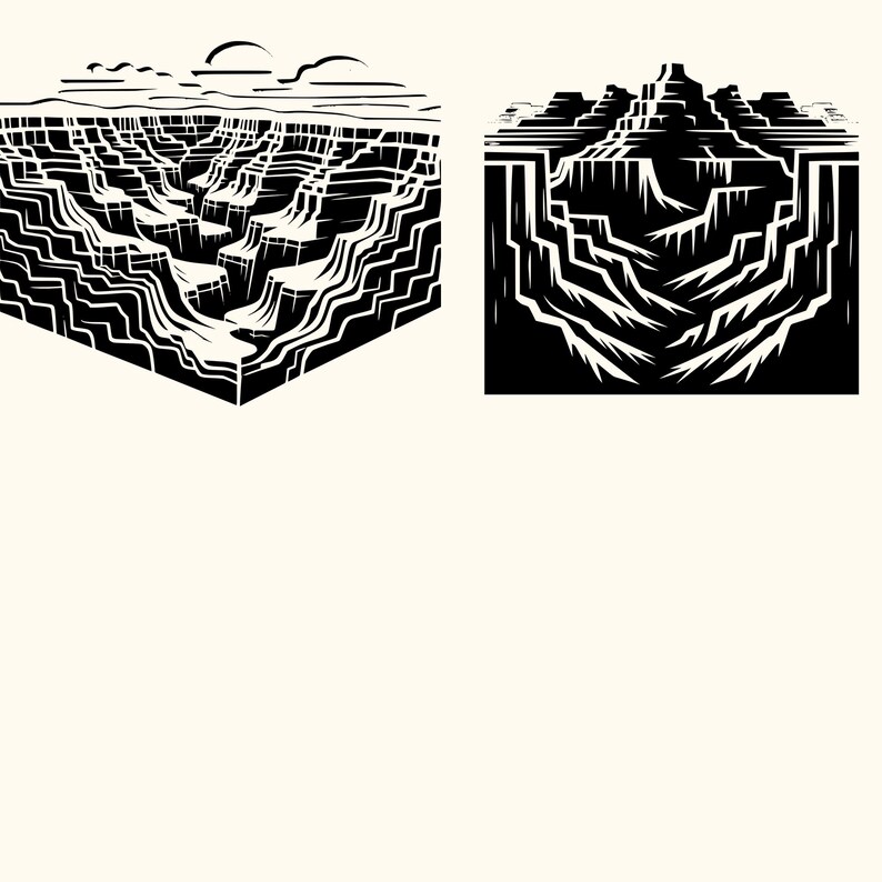 Grand Canyon Svg Bundle, Grand Canyon Vector, Grand Canyon Silhouette ...