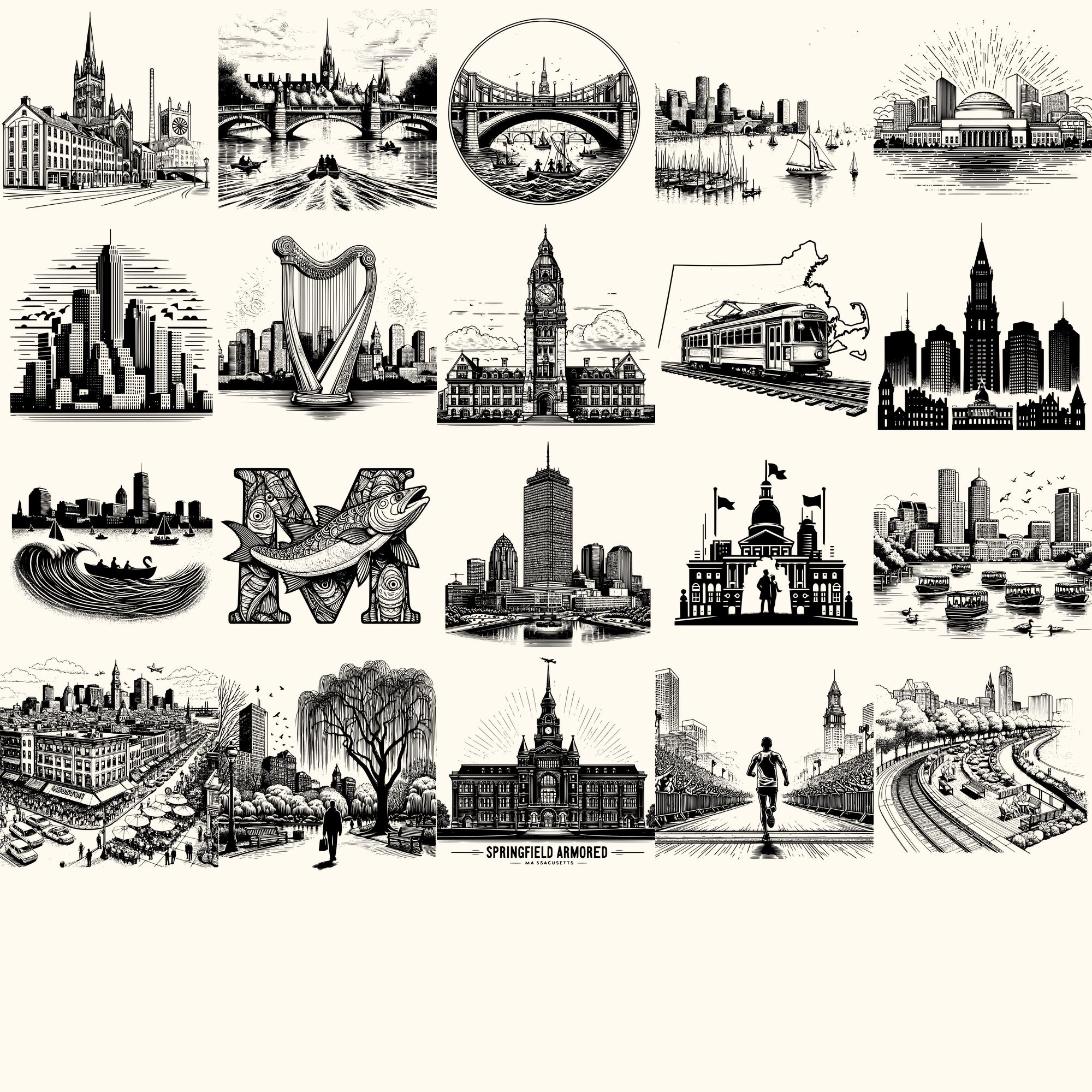 Massachusetts State Svg Bundle, Massachusetts State Vector ...