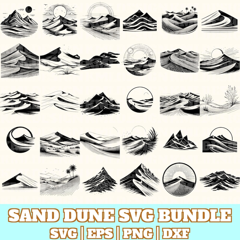 Dunes Svg - Etsy