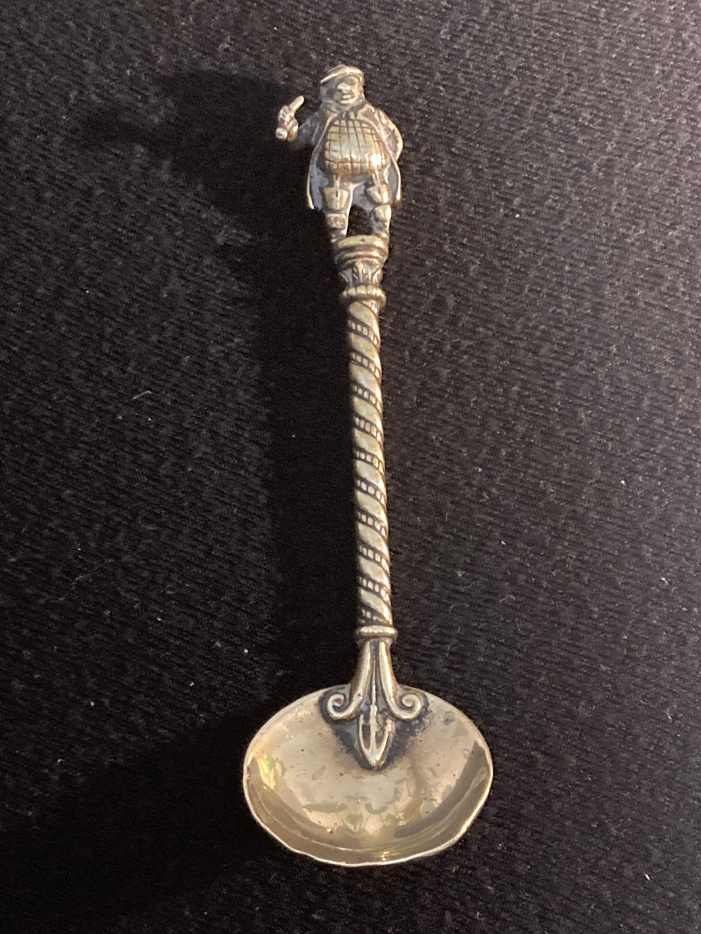 Rare and Unusual Antique Brass Character Spoon - Etsy UK