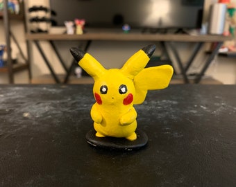 Clay Figure Pikachu - Etsy
