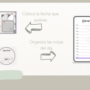 Planner mensual imprimible o digital sin fechas. Cuaderno de - Etsy España