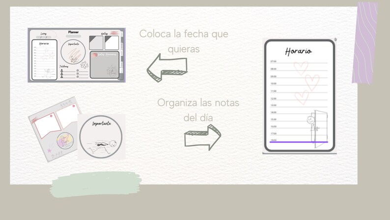 Planner mensual imprimible o digital sin fechas. Cuaderno de - Etsy España