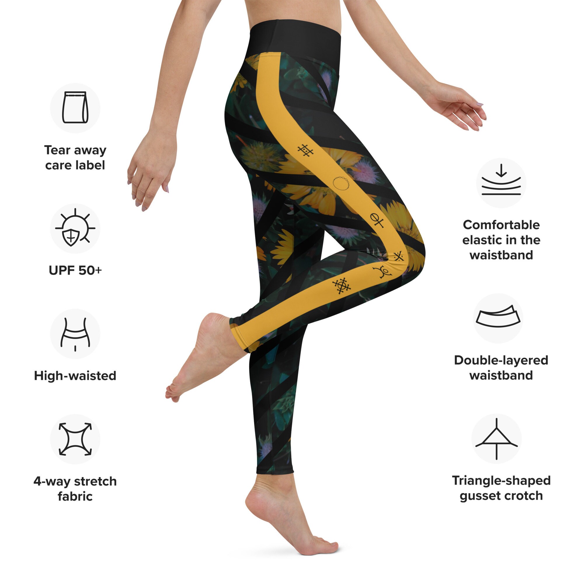 Garden Print Sigil Leggings Greta Van Fleet the Battle at Garden's Gate ...