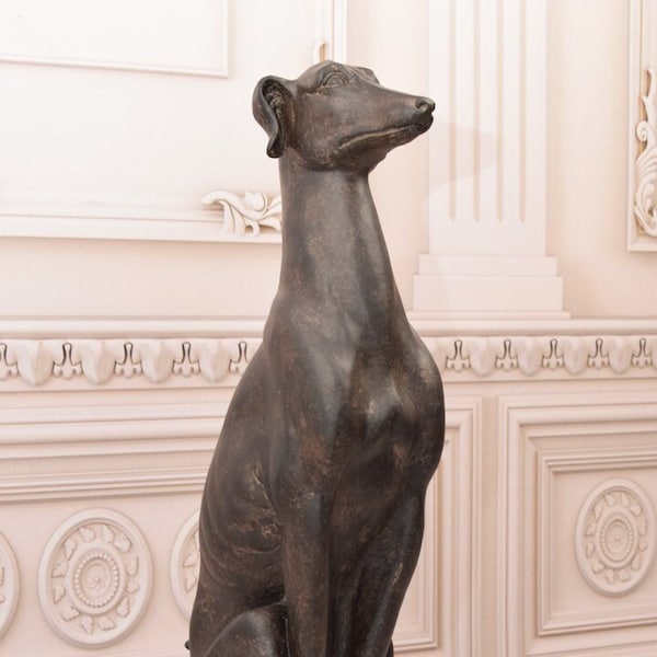 Italian Greyhound Statue - Etsy