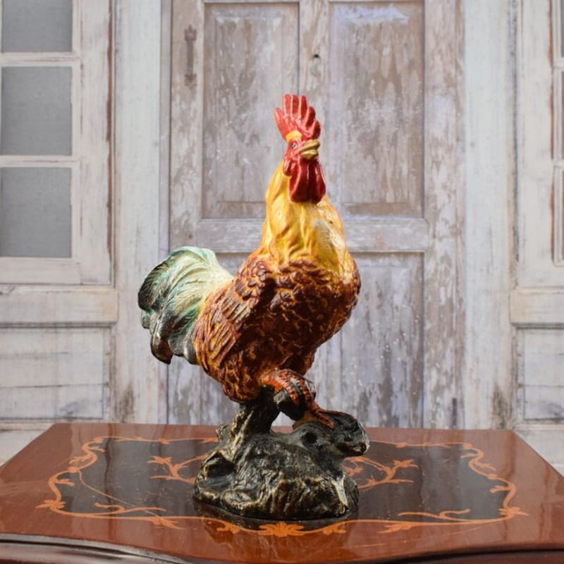 Rooster Garden Statue - Etsy
