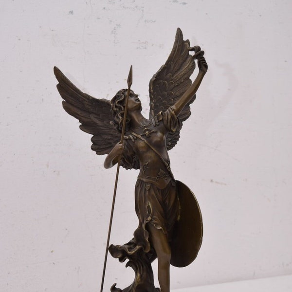 Angel With Torch Statue - Etsy