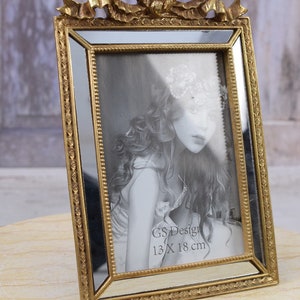 Gold Photo Frame - Glass Photo Frame - Wedding Picture Frame - Lavish ...