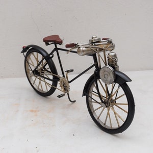Vintage Old Bike Classic Metal Model Bicycle Toy Gift Idea Old Scool ...