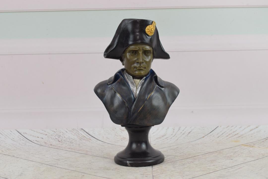 Bronze Napoleon Bonaparte Bust on Marble Base - Historical Sculpture - Etsy